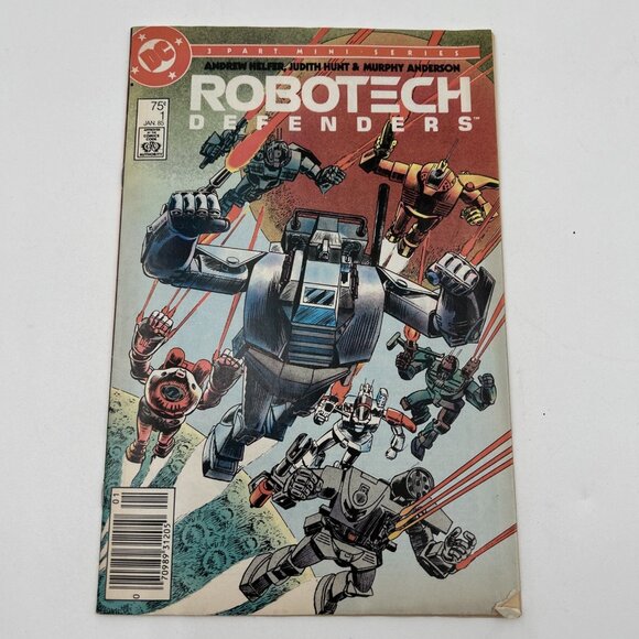 Toys | Dc Comics Jan 85 Robotech 1defenders Comic Book Mini Series ...